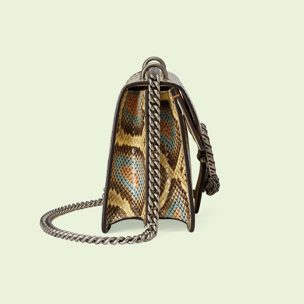 Dionysus small python shoulder bag in multicolour | GUCCI® AE