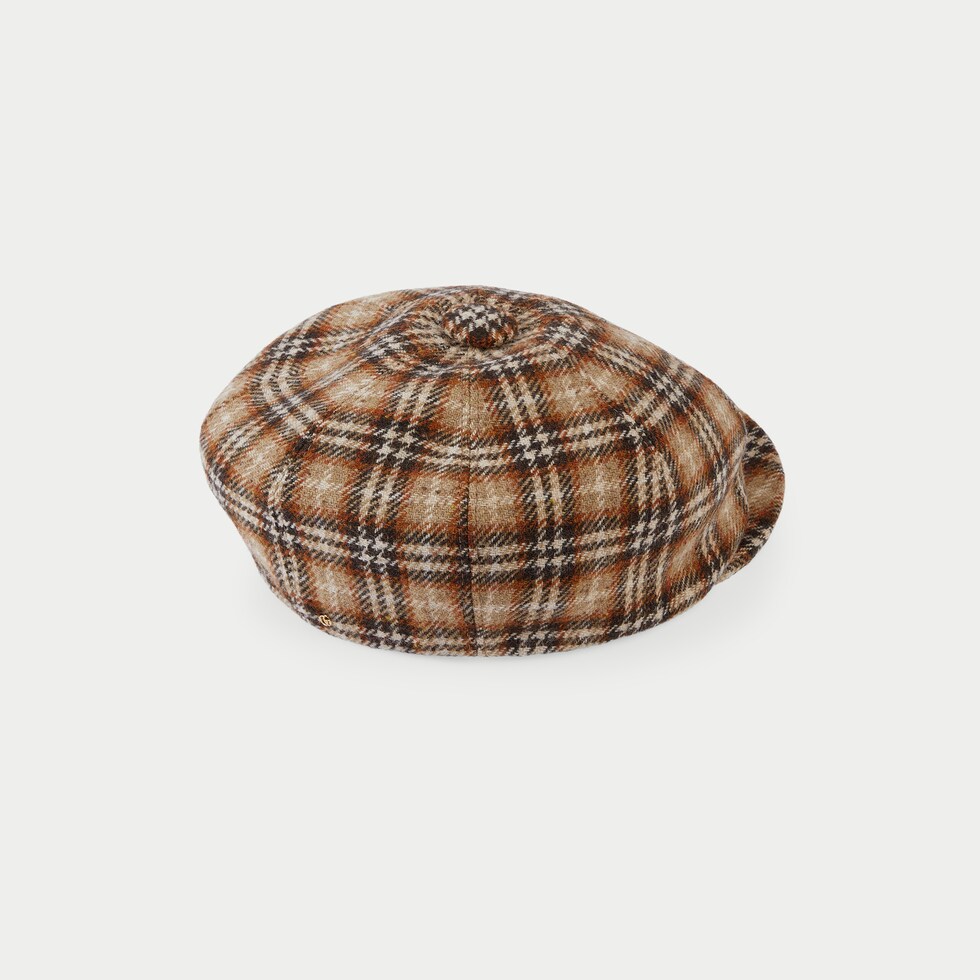 Gucci HA HA HA check hat in multicolour | GUCCI® SG