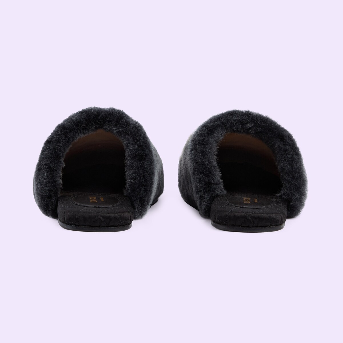 Women's Interlocking G slipper in black fabric | GUCCI® SG