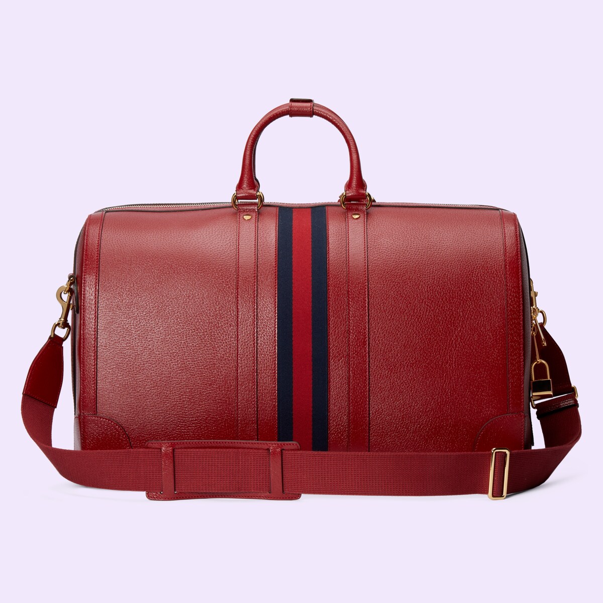 Gucci Savoy large duffle bag in red leather | GUCCI® Canada