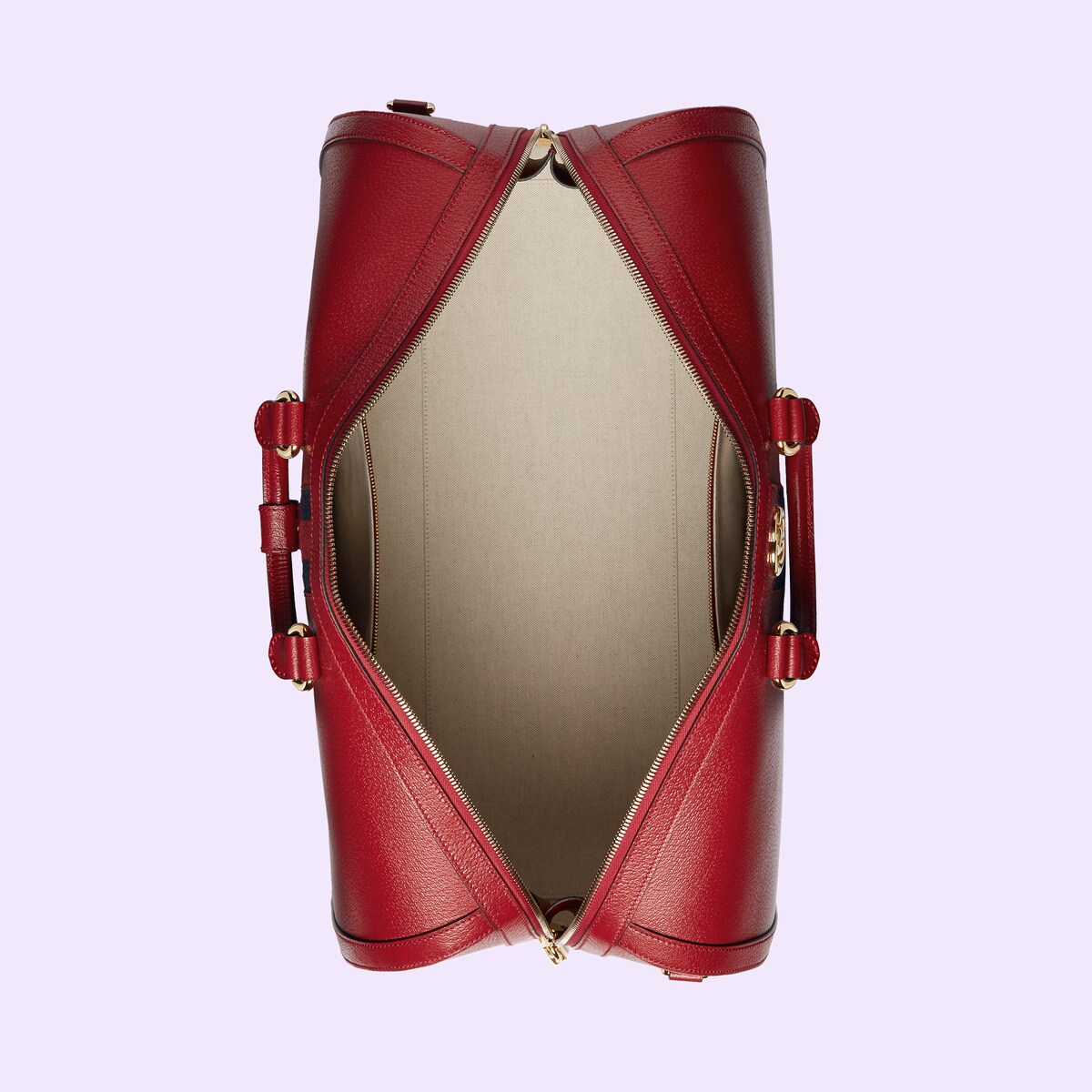 Gucci Savoy large duffle bag in red leather | GUCCI® Canada