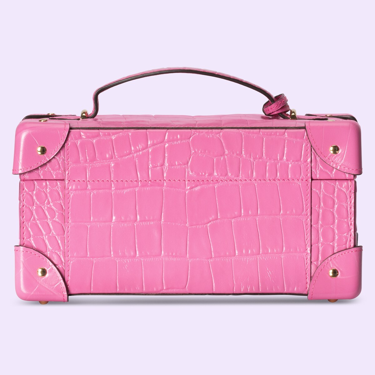 Crocodile jewellery case in Pink Precious Skins | GUCCI® SI