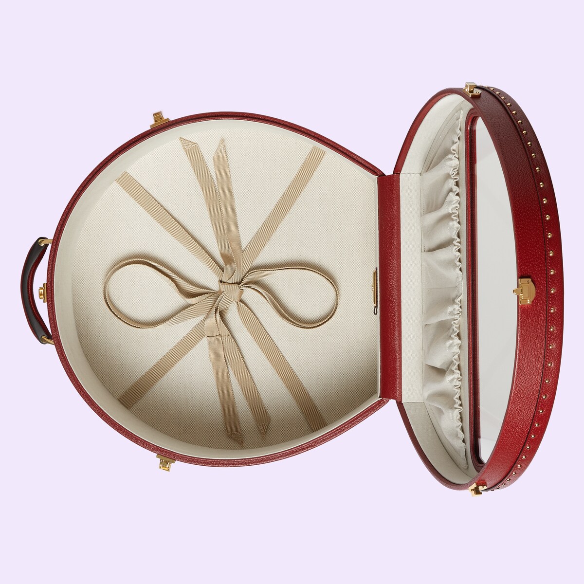 Gucci Savoy hat box in red leather | GUCCI® TR