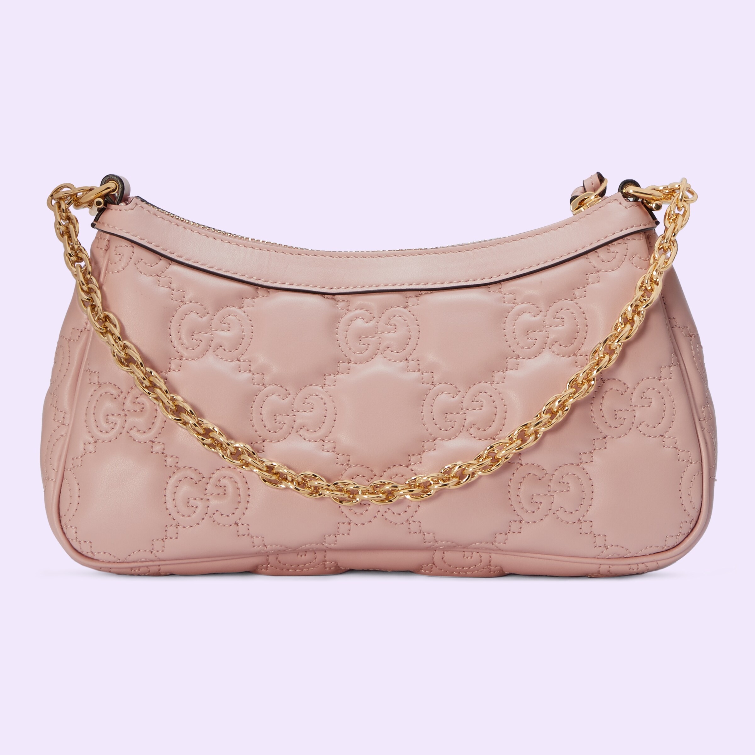 GG Matelassé handbag in pink leather | GUCCI® MX