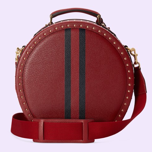 Gucci Savoy small hat box in red leather | GUCCI® UK