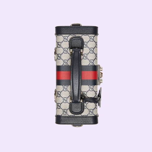 Gucci Savoy beauty case in Blue GG Canvas | GUCCI® SI