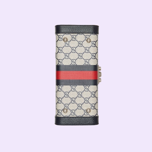 Gucci Savoy beauty case in Blue GG Canvas | GUCCI® SI