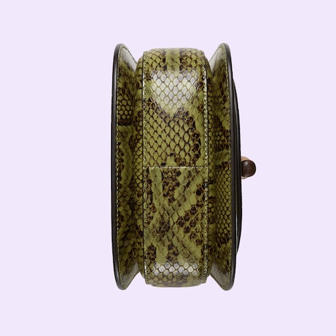 Gucci Bamboo 1947 mini python bag in Green Precious Skins | GUCCI® SI