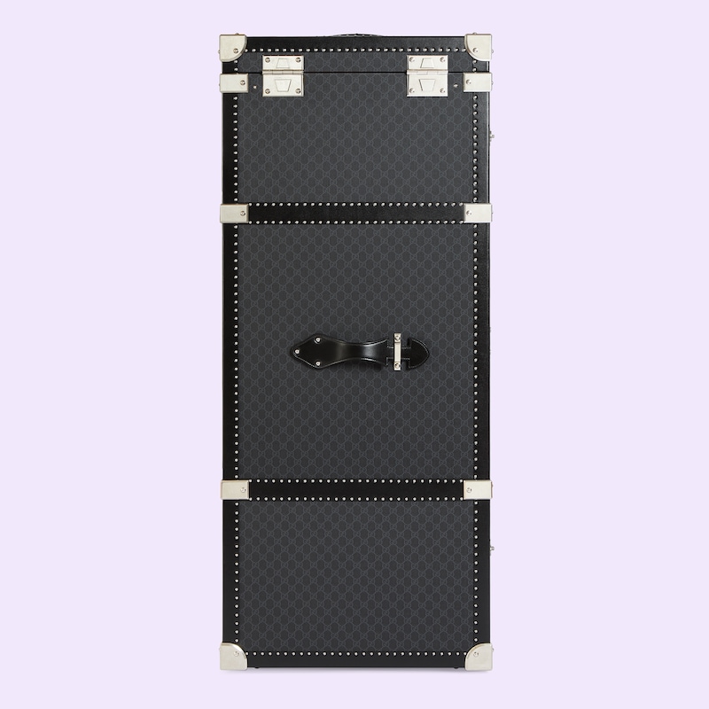 GG rigid trunk in black Supreme | GUCCI® FI