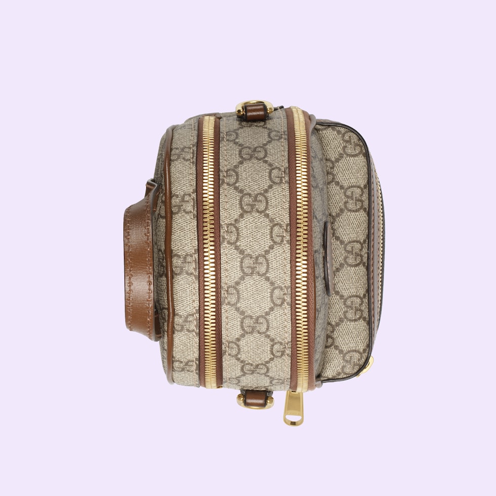 KW ®غوتشي |‎Multi-function bag with Interlocking G in beige and ebony ...