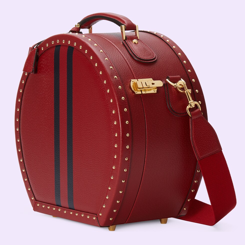 SA ®غوتشي |‎Gucci Savoy small hat box in red leather