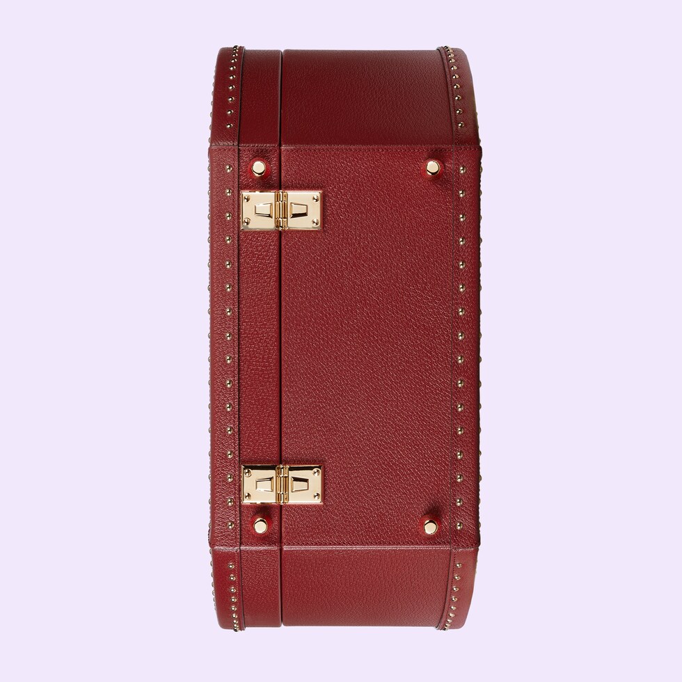 Gucci Savoy hat box in red leather | GUCCI® TR