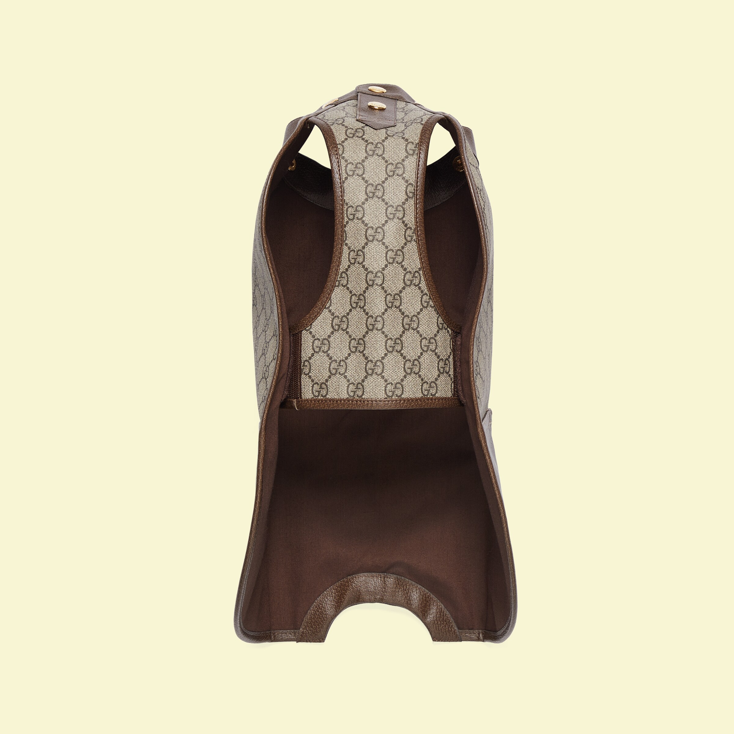 Pet GG coat in beige and ebony Supreme | GUCCI® US