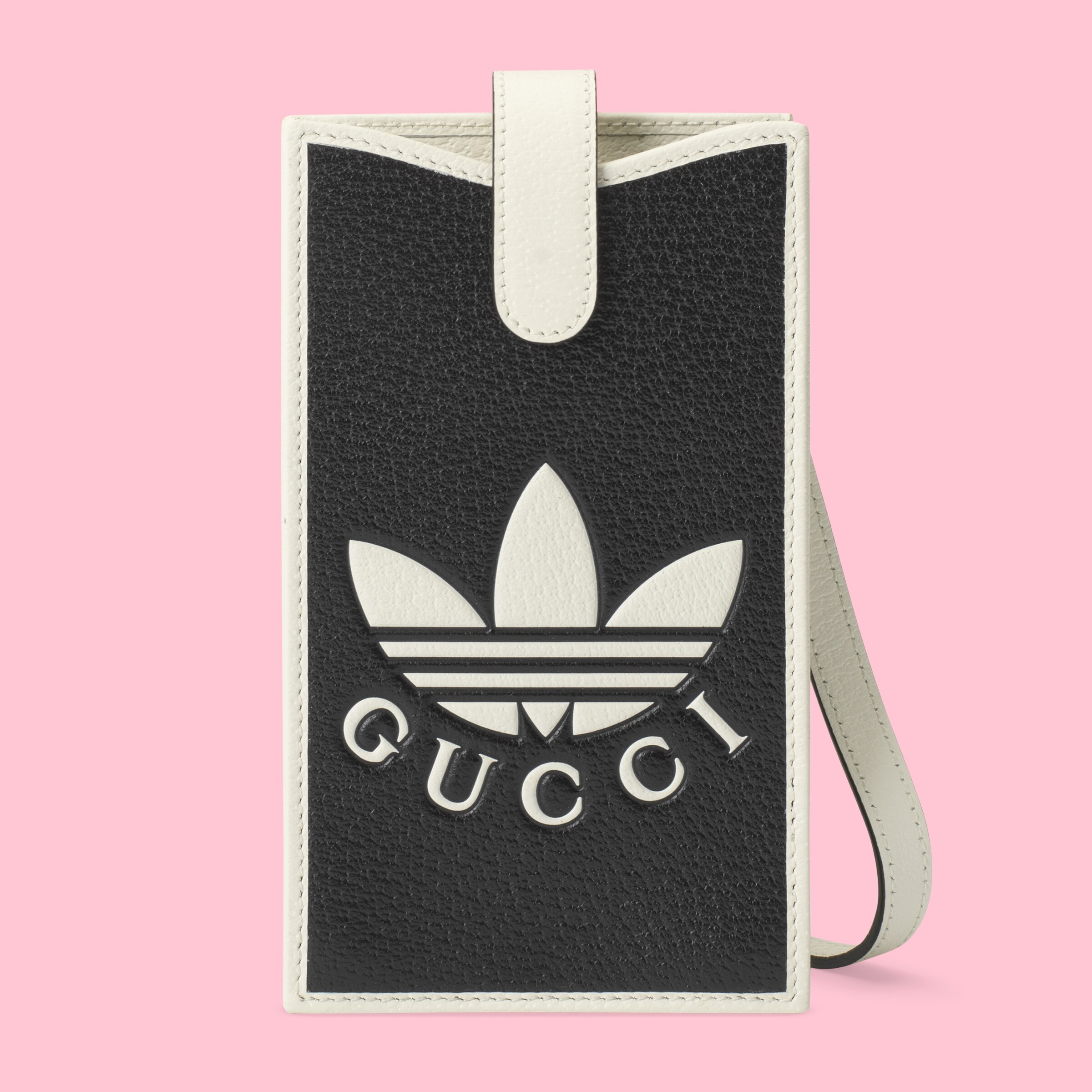 adidas x Gucci phone case in black and off-white | GUCCI® Canada
