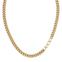 Chain necklace with Gucci script in yellow gold-toned metal | GUCCI® US