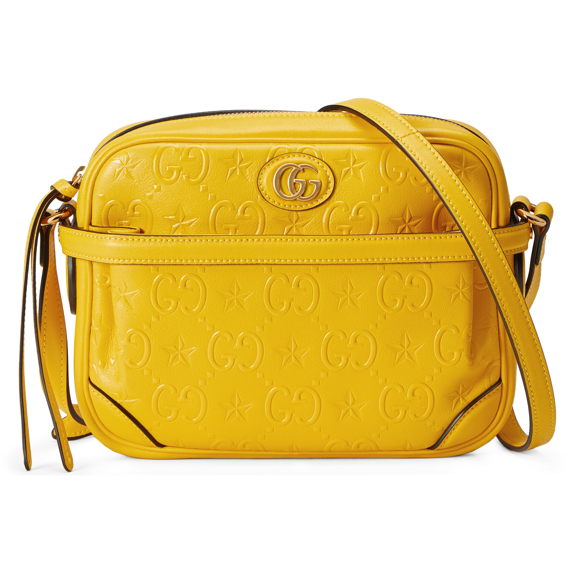Gucci Small Gg Star Shoulder Bag In Yellow | ModeSens
