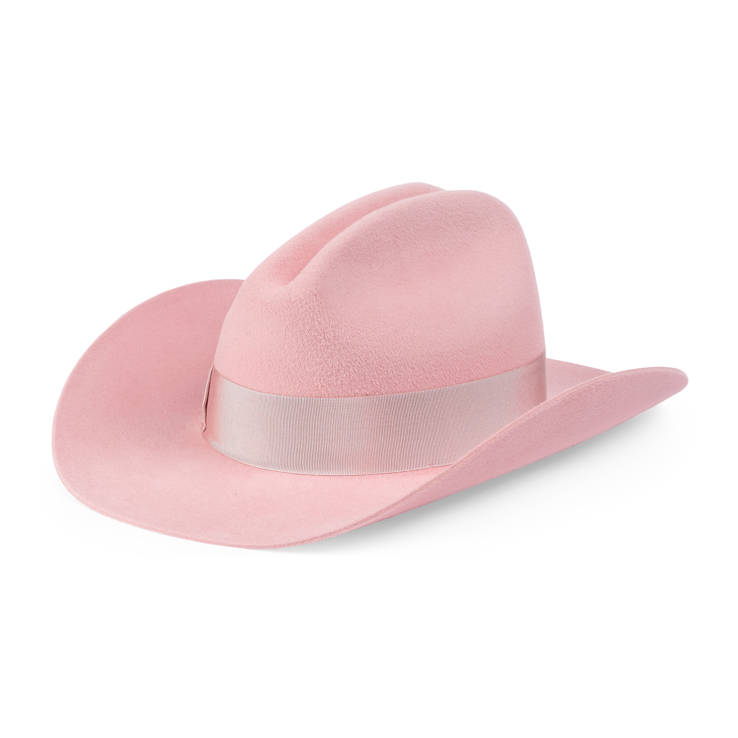 Gucci Wide-brimmed Felt Fedora With Double G In Pink | ModeSens
