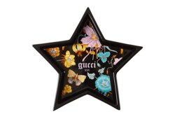 Star change tray with Flora print in black ceramic | GUCCI® US