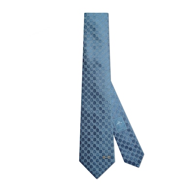 GG silk jacquard tie in light blue | GUCCI® US GG silk jacquard tie in light blue | GUCCI® US