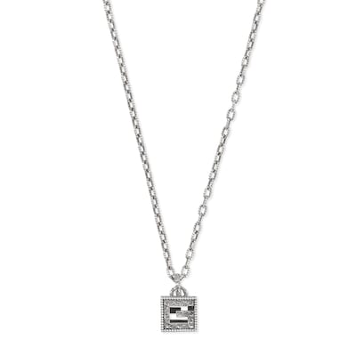 925 Sterling Silver Necklace With Square G GUCCI MX
