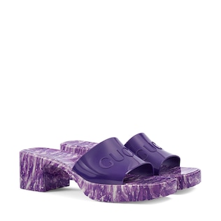 Claquettes & Tongs Femme | Tongs en Cuir Femme | GUCCI® FR