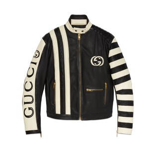 Designer Leather Jackets for Women | Leather Skirts | GUCCI® US