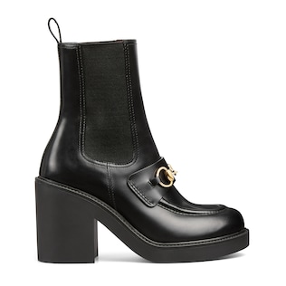Women's Designer Ankle Boots | Black/Brown | GUCCI® SI Women's Designer Ankle Boots | Black/Brown | GUCCI® SI
