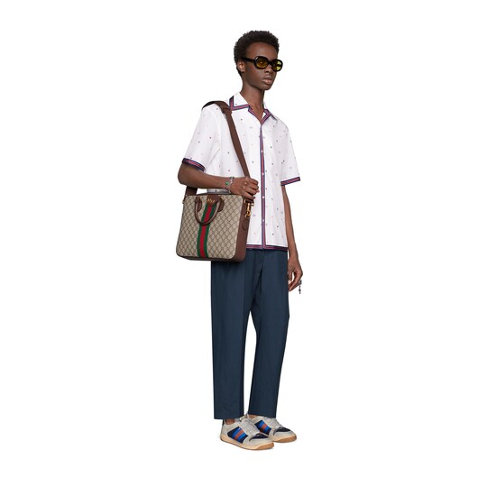 Gucci Symbols Fil Coupé Bowling Shirt 575542zabnf9692
